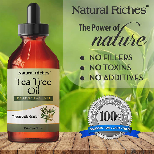 Pure Tea Tree Oil Essential Oil 4fl